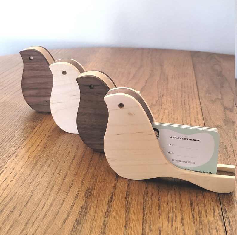 Business Card Holder(bird Style)/card Stand for Office/office Supplies ...
