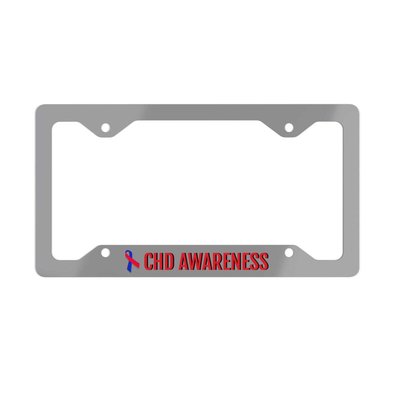 CHD Awareness Metal License Plate Frame | CHD Warrior | Congenital ...