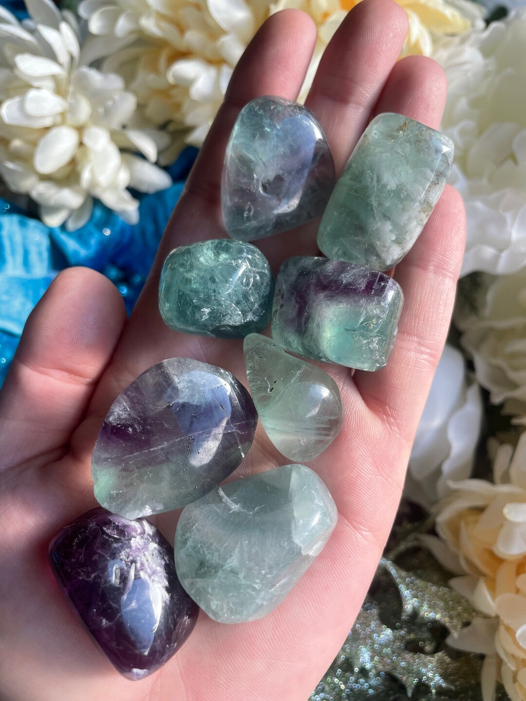 Fluorite Tumbles! - Etsy