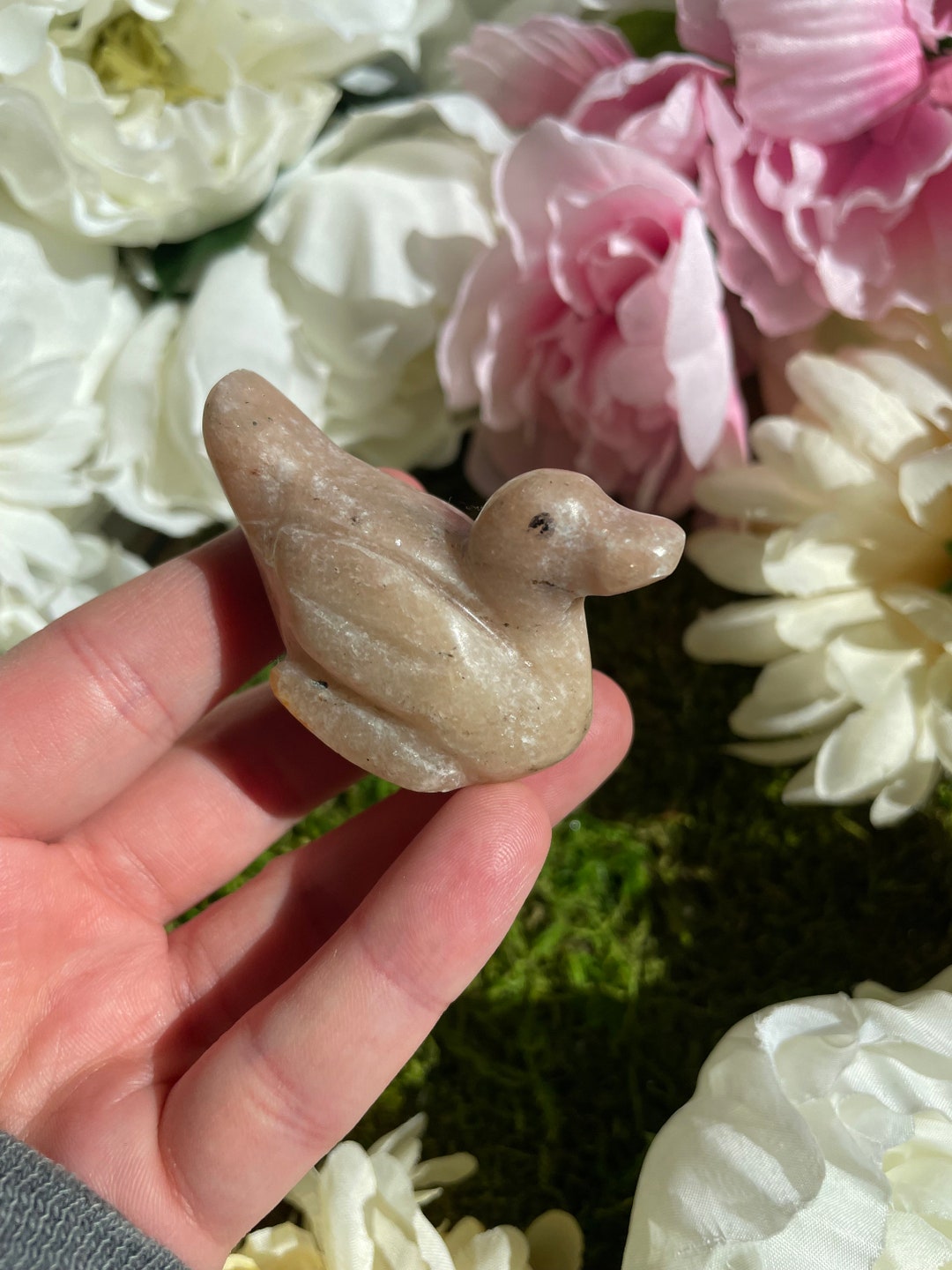 One-eyed Jade Duck! - Etsy