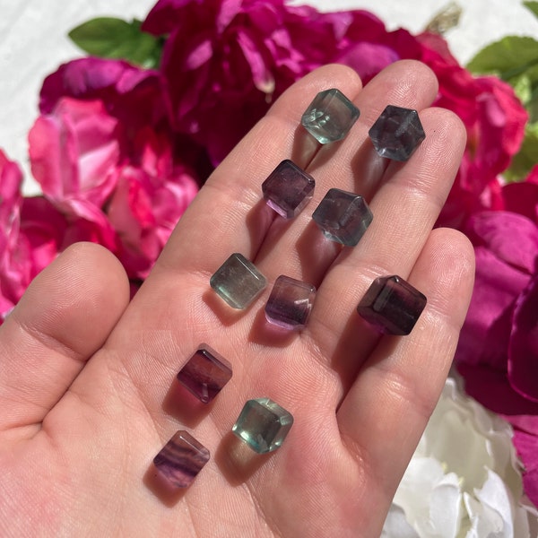 Fluorite Cubes - Etsy