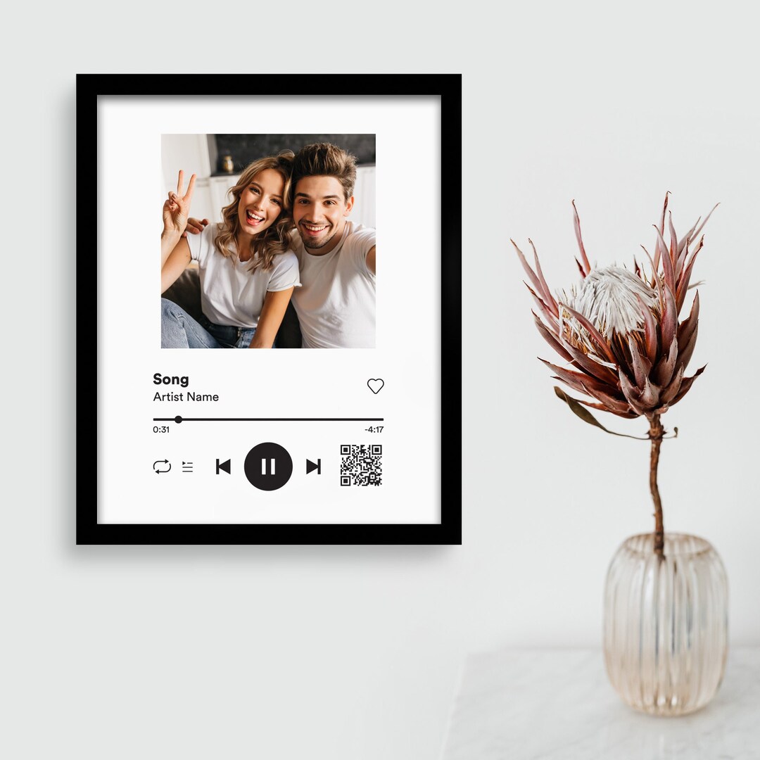 Custom Song Plaque Print, Personalized Music Gift (PDF) - Etsy