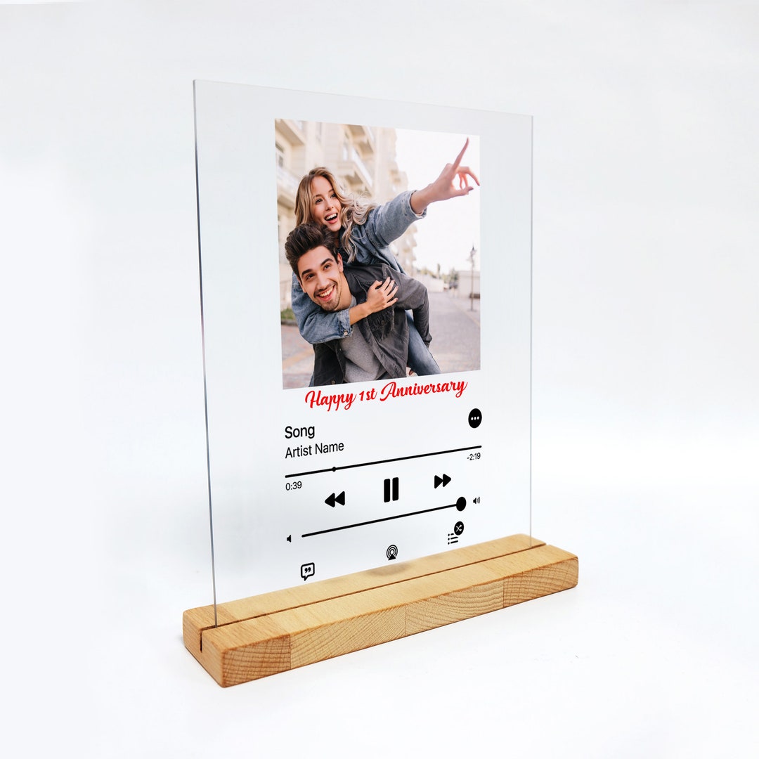 Custom Acrylic Song Plaque: Personalized Music Gift for Couples - Etsy