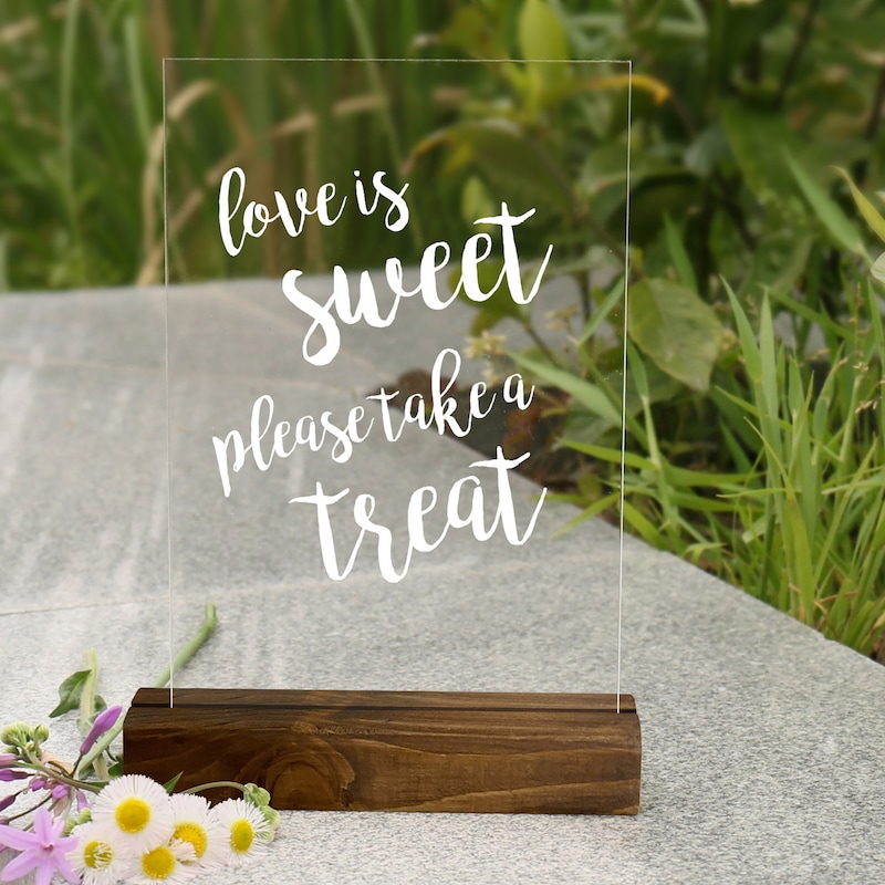 Acrylic Wedding Stands - Etsy