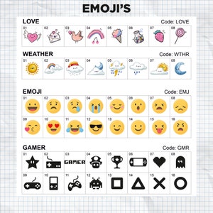 Personalized Acrylic Chore Chart (with Emojis) Dry Erase Family Command ...