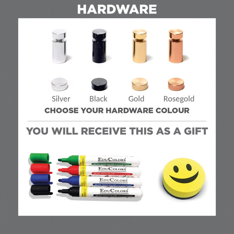 Acrylic Note Board Wall Calendar 47 Mm Personalized Monthly - Etsy