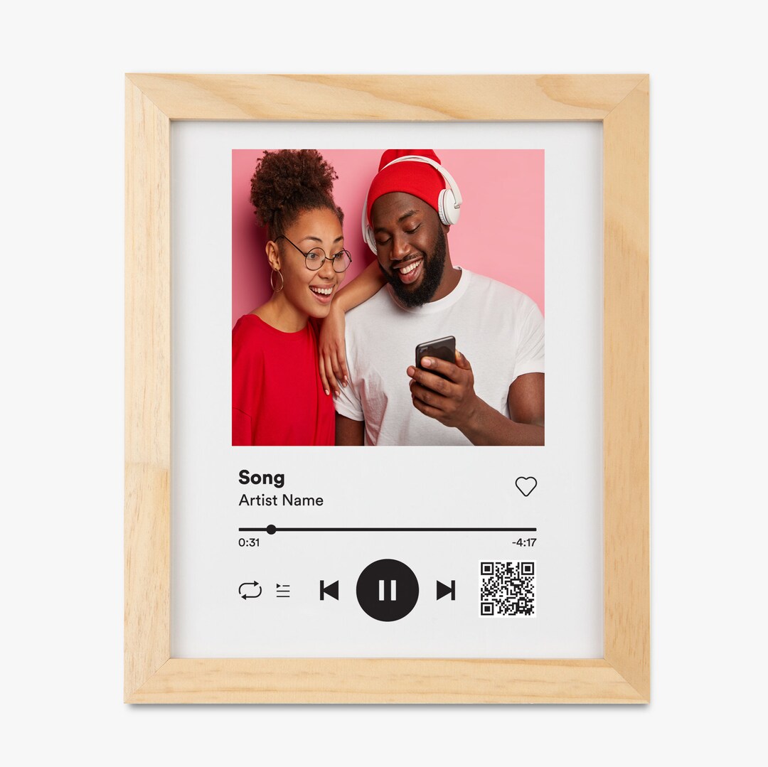 Wood Framed Custom Acrylic Song Plaque Gift, a Very Special Song Record ...