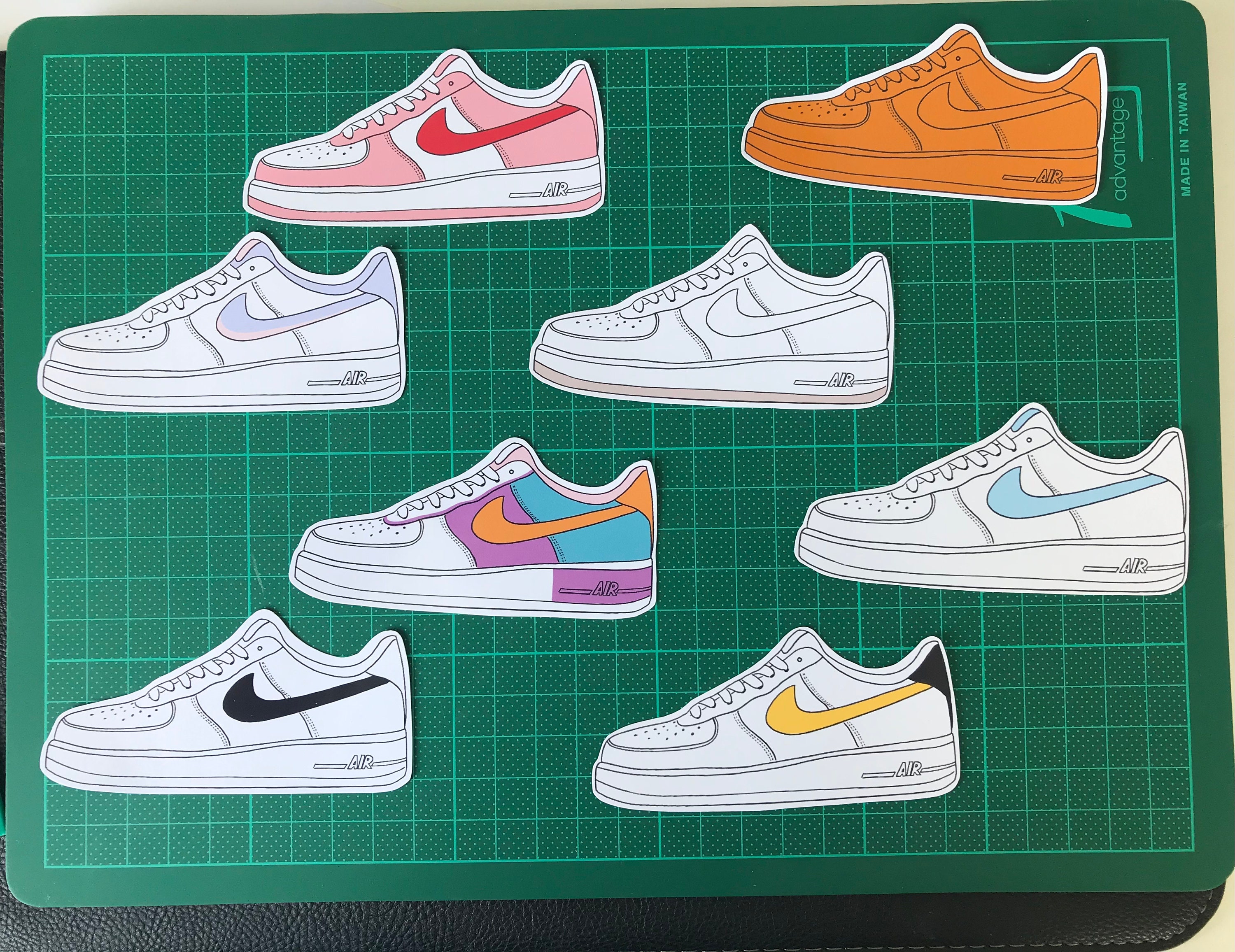 Air Force 1 Stickers Journal Sticker Bullet Journal Sticker Bujo ...