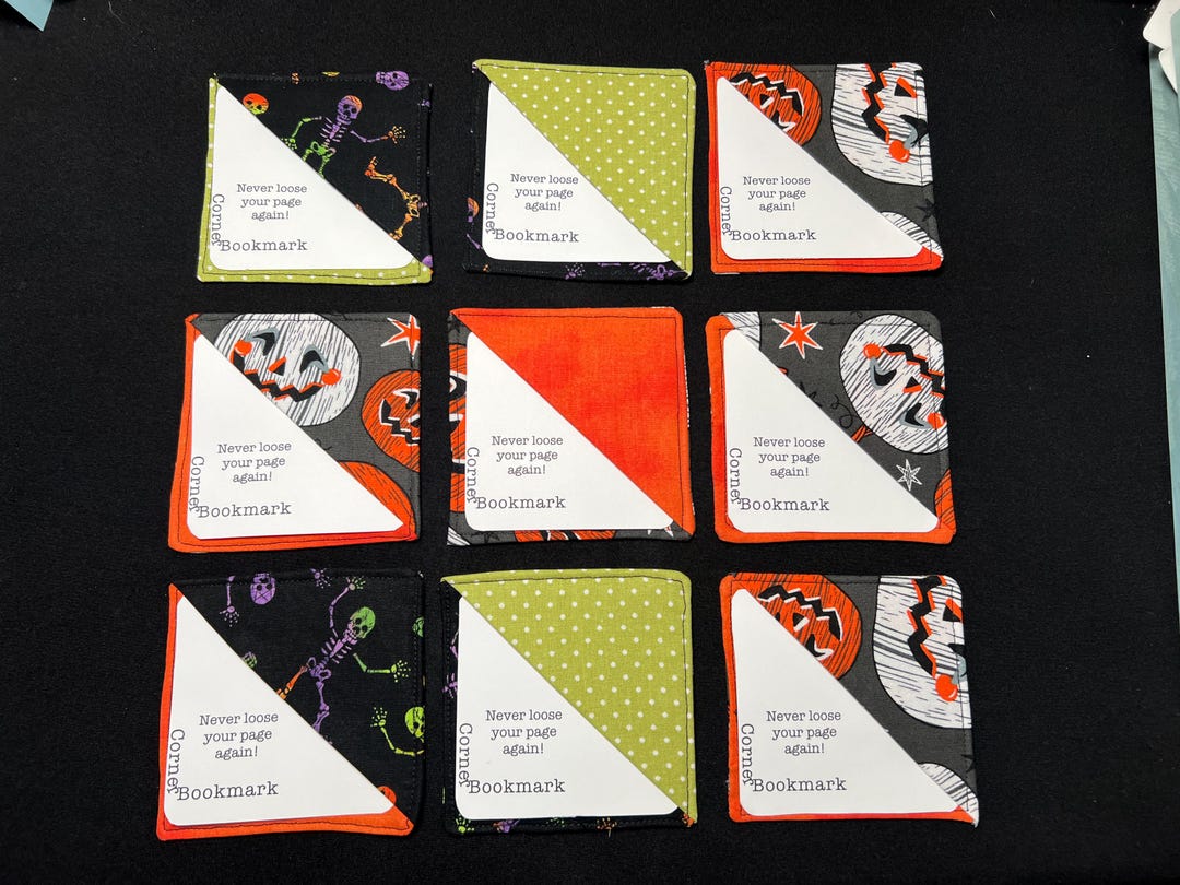 Spooky Corner Bookmarks - Etsy