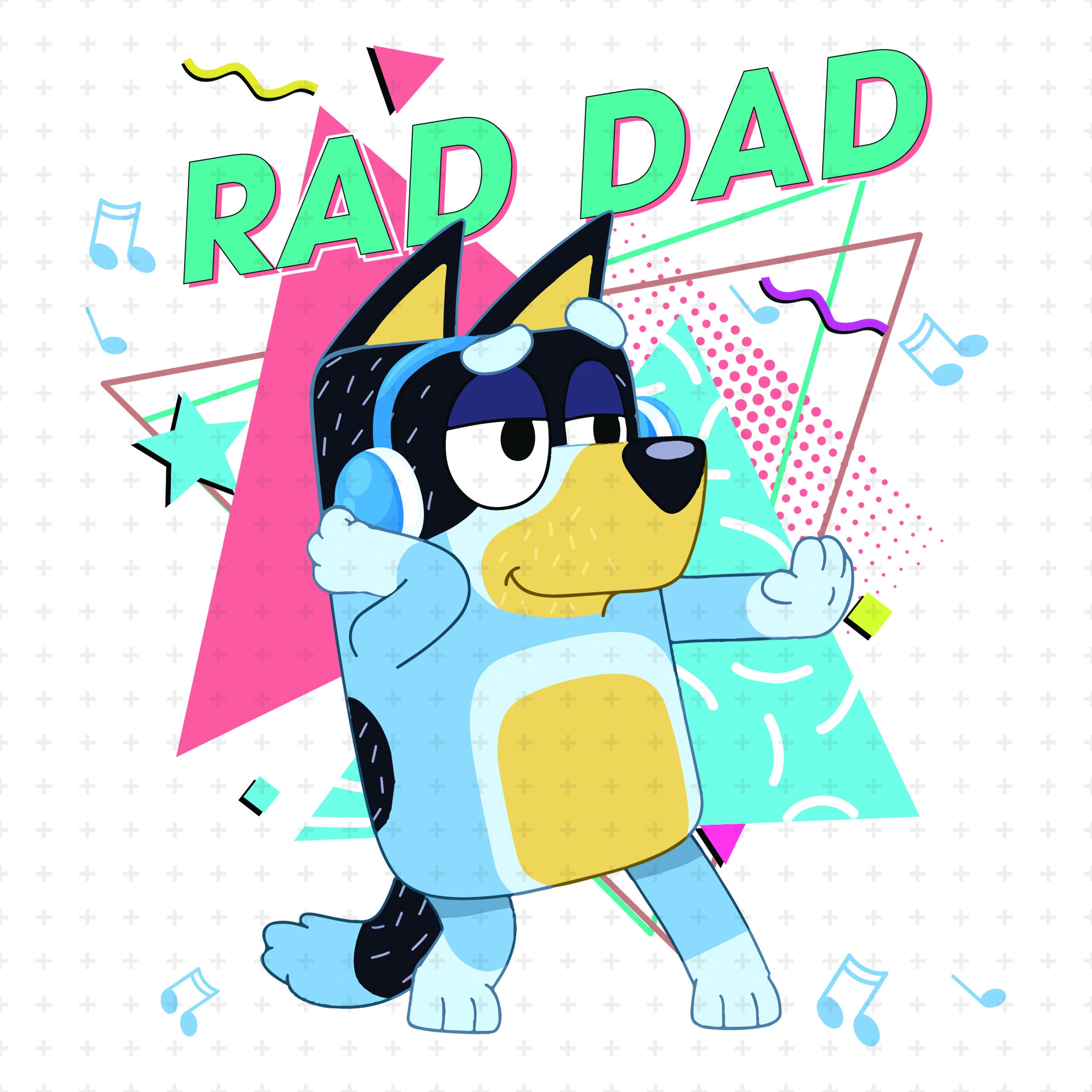Rad Dad Bluey Png, Bluey Daddy Png, Bluey Family Png, Bluey Birthday ...