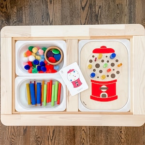 Gumball Counting Cards Download X Sensory Education Co. - Etsy