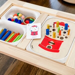 Gumball Counting Cards Download X Sensory Education Co. - Etsy