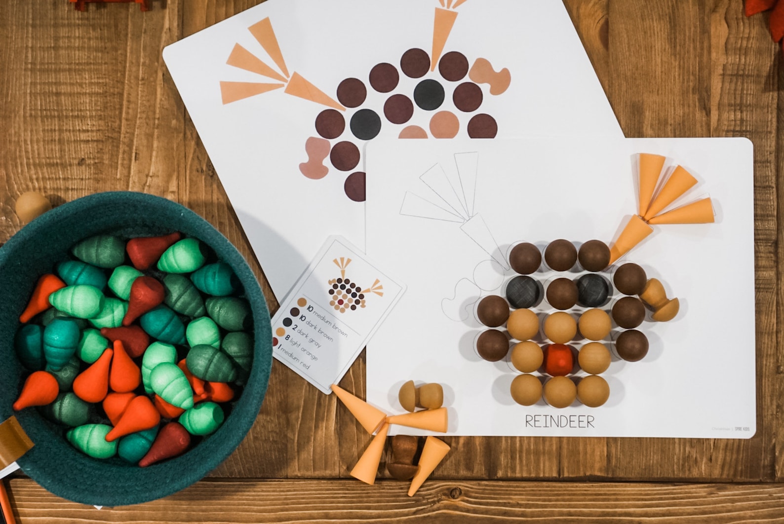 Christmas: Mandala Loose Parts Templates Digital Download | Etsy