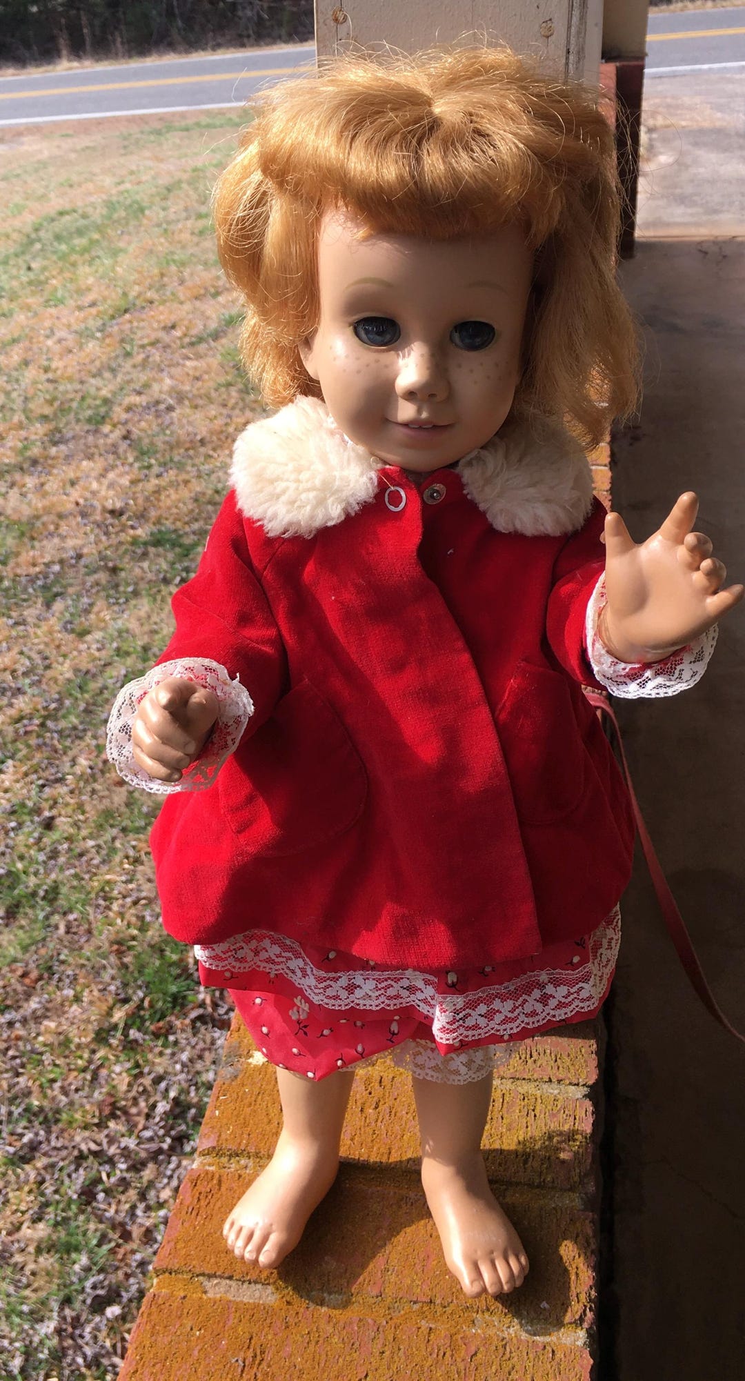 Chatty Cathy Doll, Vintage 1960’s Doll, Freckle Face Doll, Bonus Outfit ...