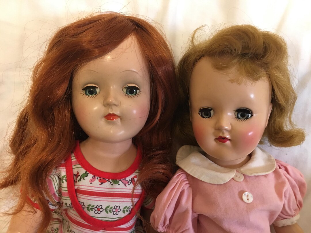 Two Ideal Dolls, Vintage Dolls, 1940’s Dolls, 1950’s Dolls, Beautiful ...