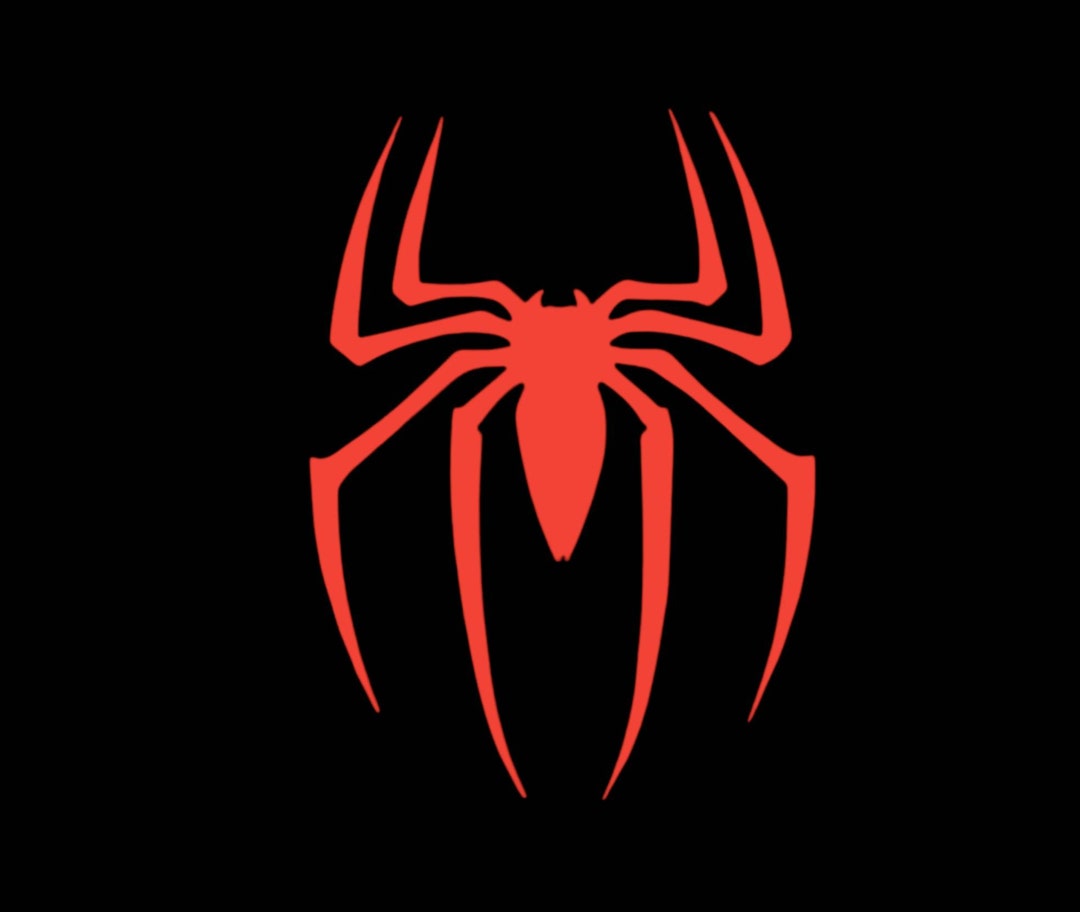 Red '' SPIDER '' Vinyl Decal Car Sticker Funny Motorcycle , Cars ...