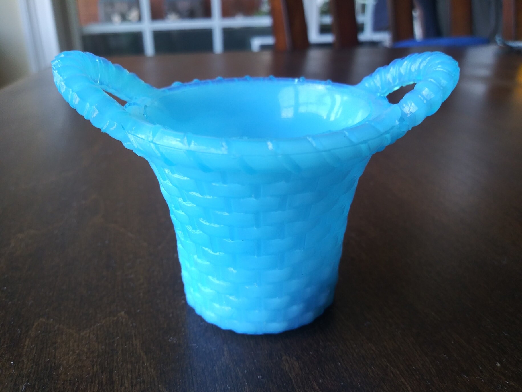 Vintage Boyd Glass Basket Toothpick Holder - Etsy