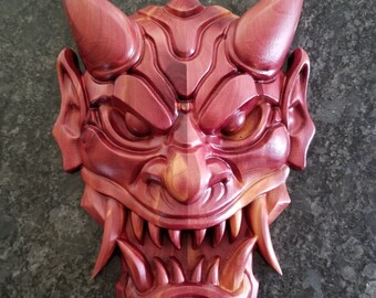 Carved Wooden Devil - Etsy
