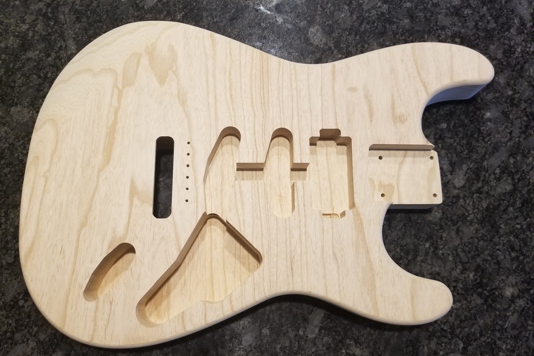 Strat / Stratocaster Guitar Body 2 Piece Swamp Ash SSH - Etsy