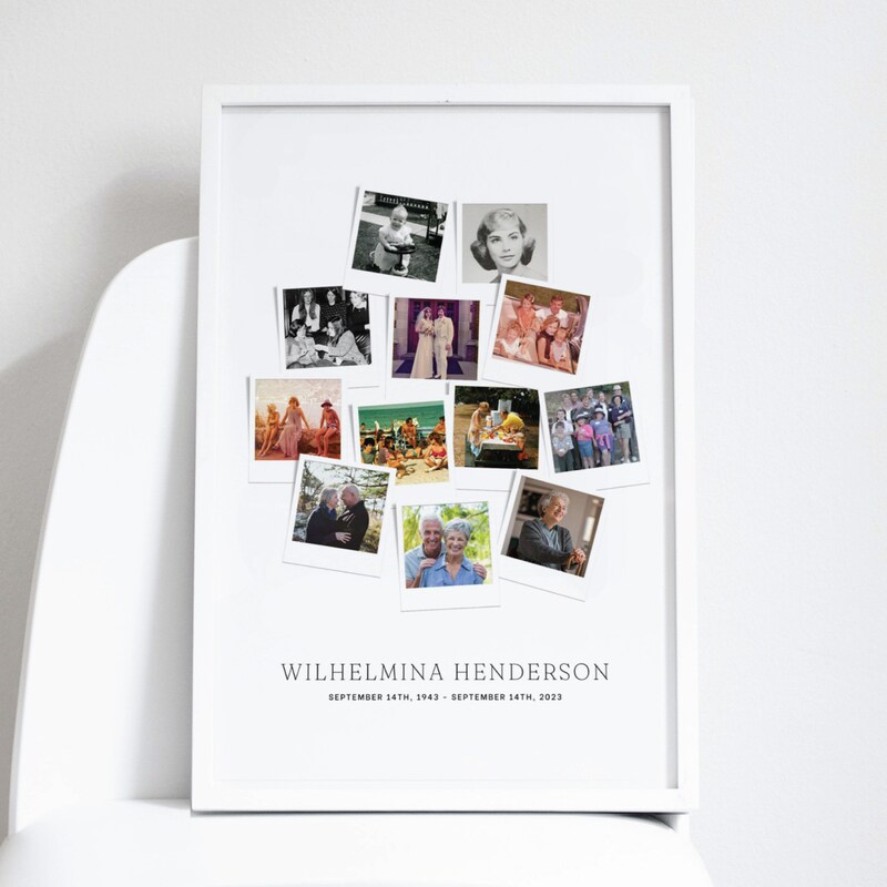 In Memoriam Sign - Etsy