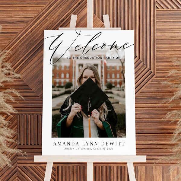 Welcome to Graduation Party Signs - Etsy