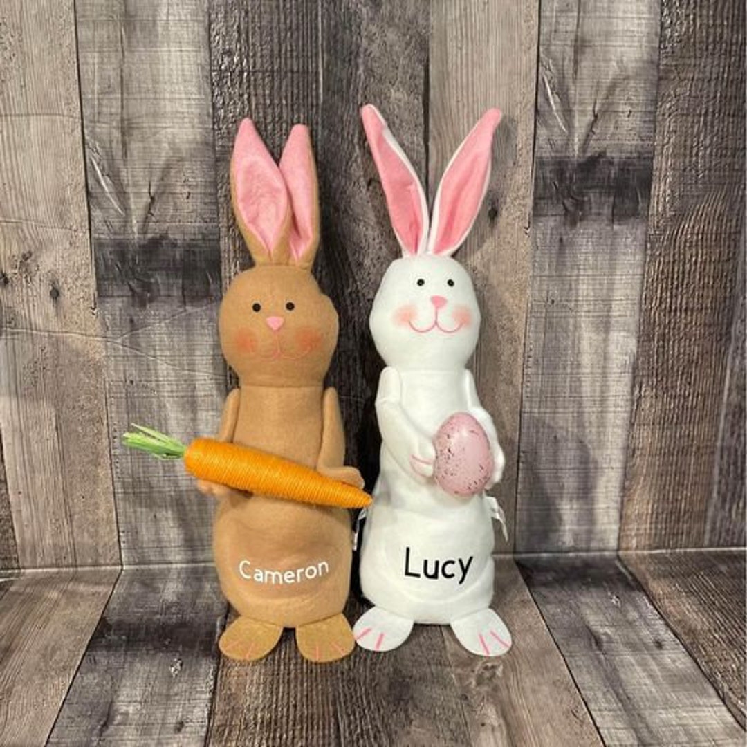Personalized Easter Bunnies - Etsy