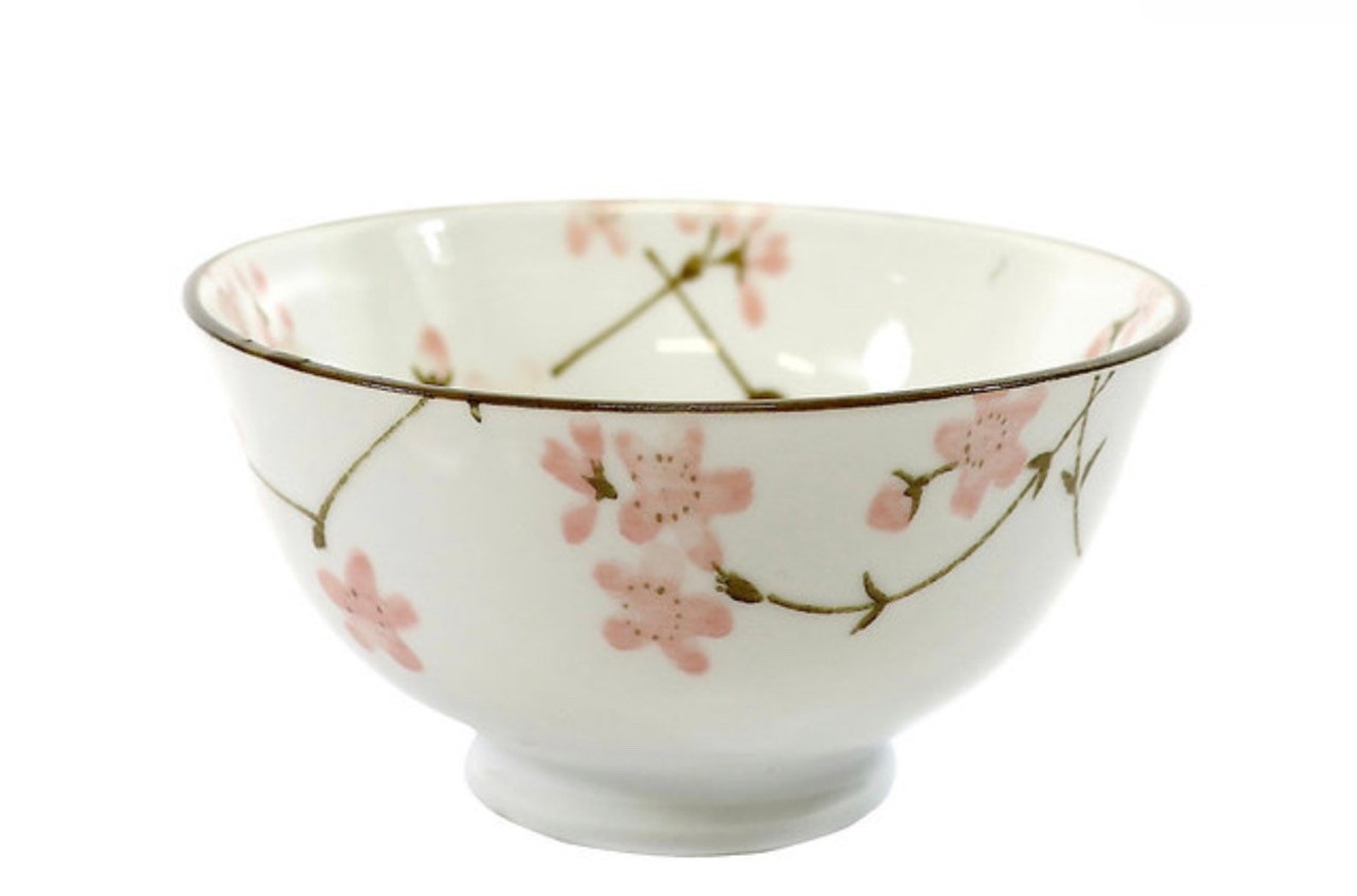 3.5 Pink Rice Bowl Cherry Blossom Set of 4 - Etsy