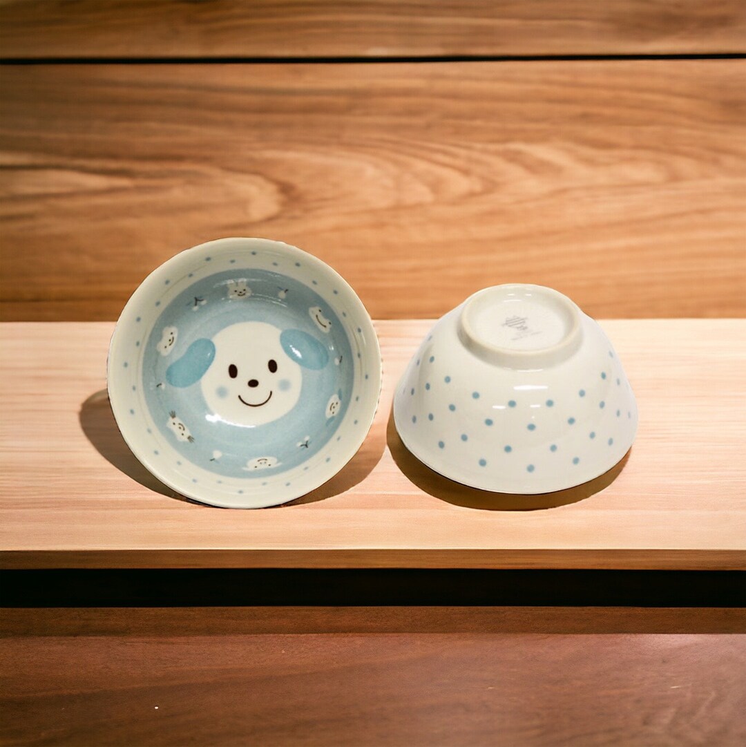 Kawaii Japanese Anime Pug Funny Dog Bowl Ramen Noodles Gift 6 Children ...