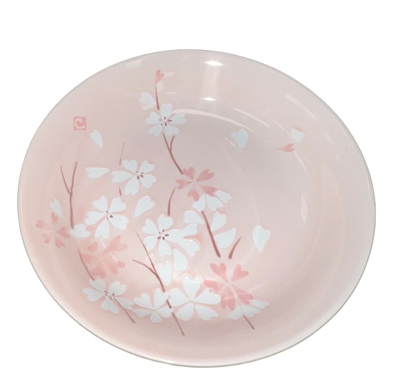 1 Piece Japanese Pink Cherry Blossom Ceramic Platt Sakura Plate 9 and ...