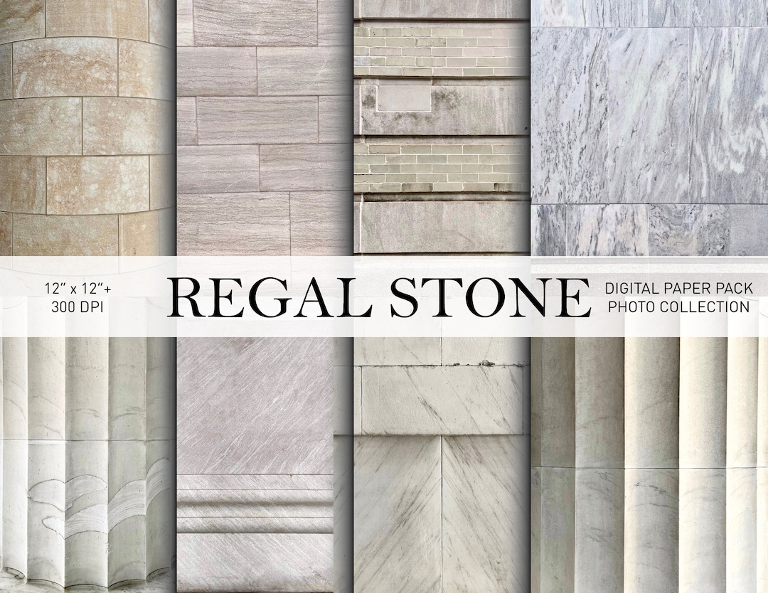 Digital REGAL STONE Paper Pack | Printable Papers | Photography ...