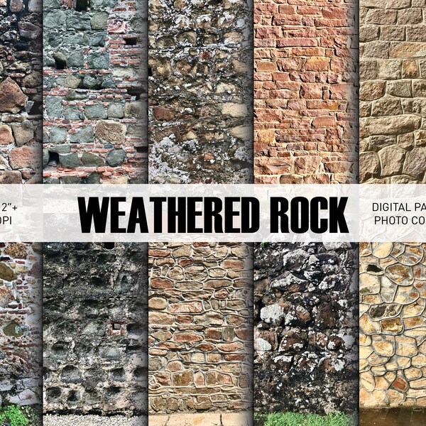 Rock Background - Etsy