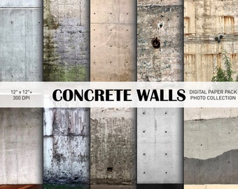 Digital CONCRETE FORMS Paper Pack Printable Papers | Etsy