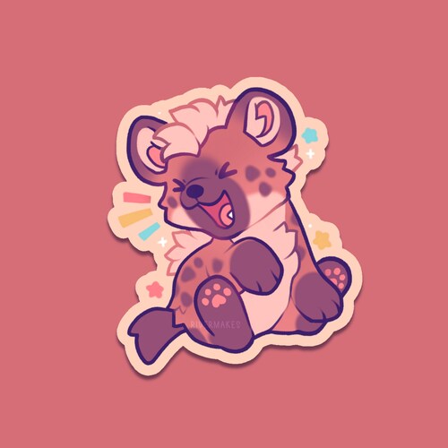 Hyena Sticker - Etsy
