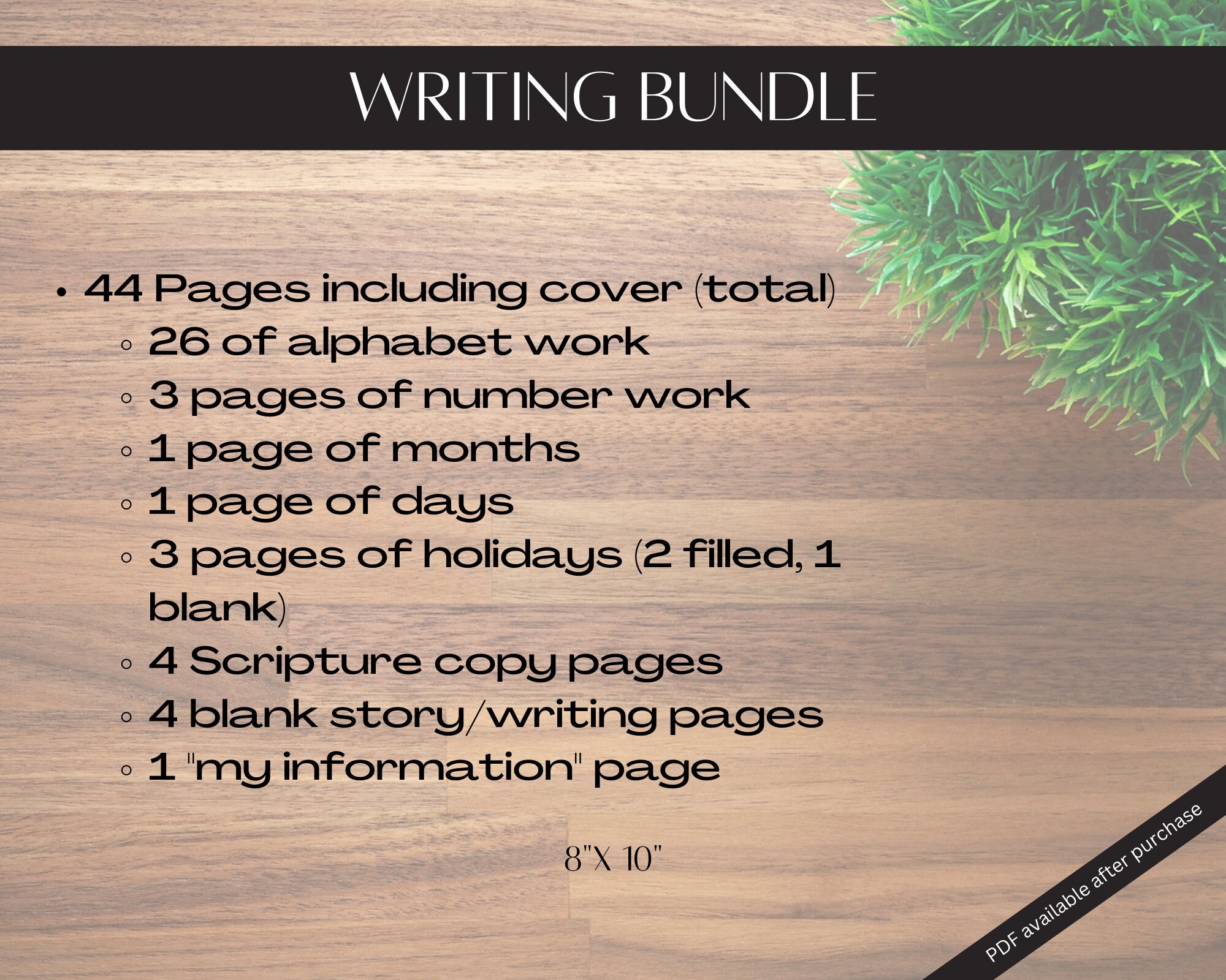 Cursive Writing Practice Bundle, Digital Downloads, Printables - Etsy