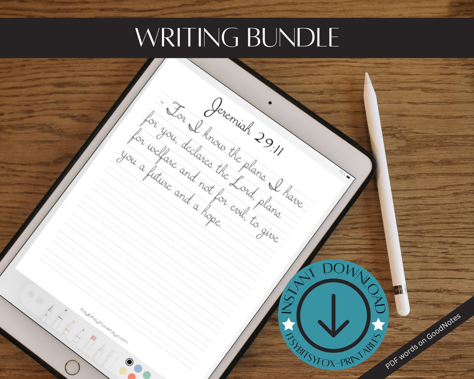 Cursive Writing Practice Bundle, Digital Downloads, Printables - Etsy