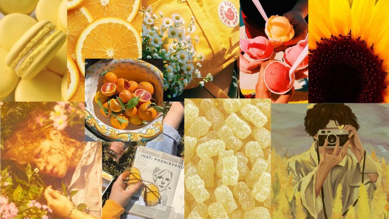 Yellow BTS Aesthetic Desktop Wallpaper; MacBook Pro - Etsy