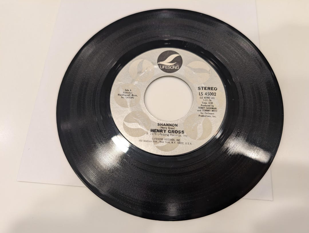 Henry Gross "shannon / Pokey" Vinyl 7" Single (of Sha Na Na; 1976 One ...