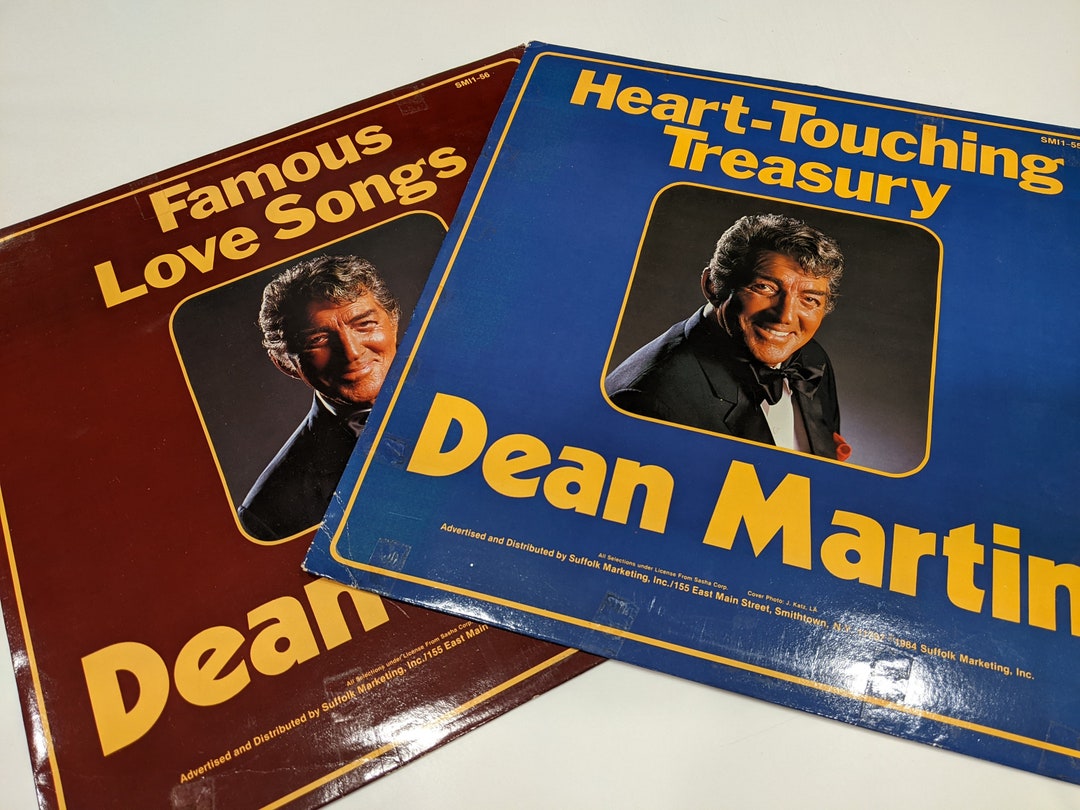 Dean Martin "famous Love Songs" & "heart-touching Treasury" 2 X Vinyl ...