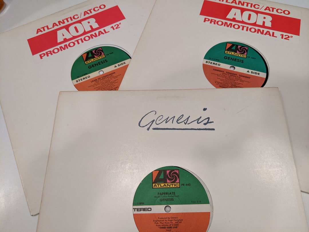 Genesis 4 X Vinyl 12" Promo Single Collection "land of Confusion ...