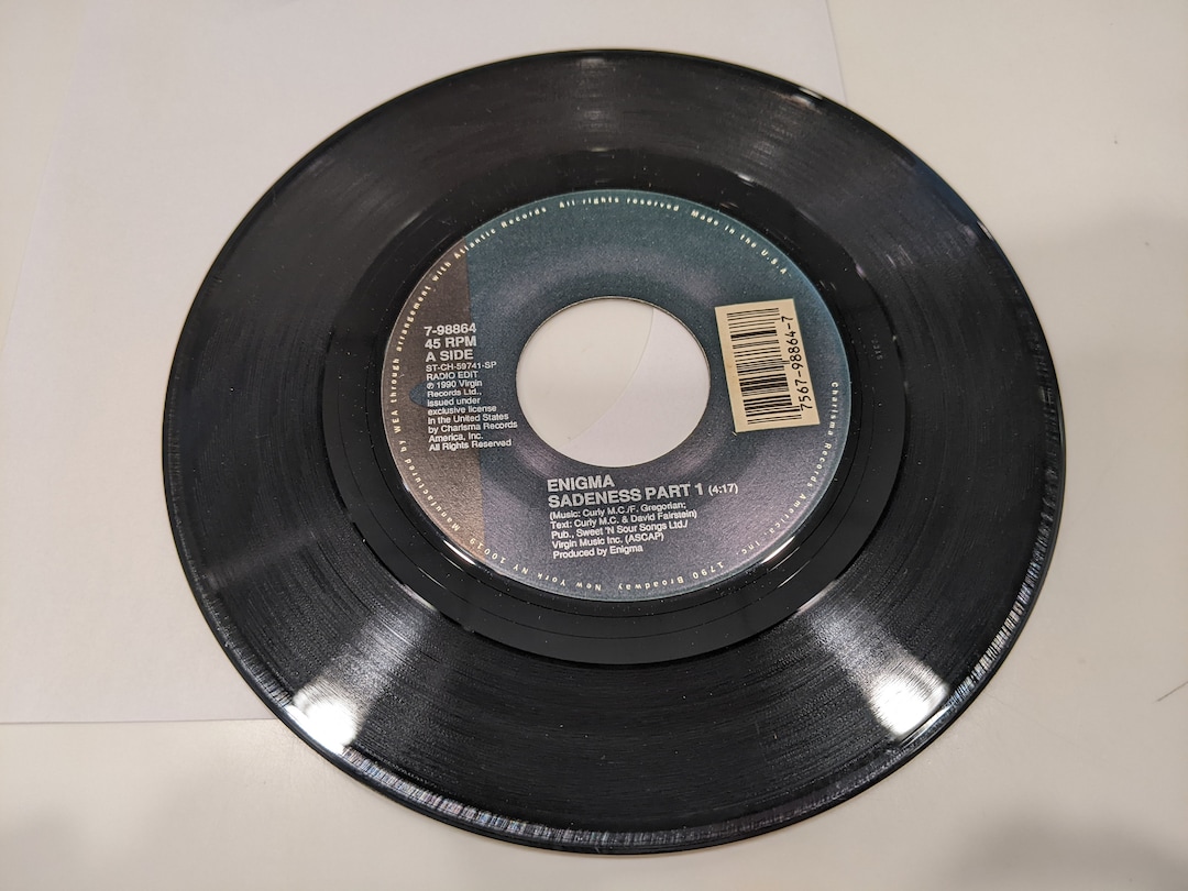 Enigma "sadeness Part 1 (radio Edit) / Sadeness Part 1 (meditation Mix ...