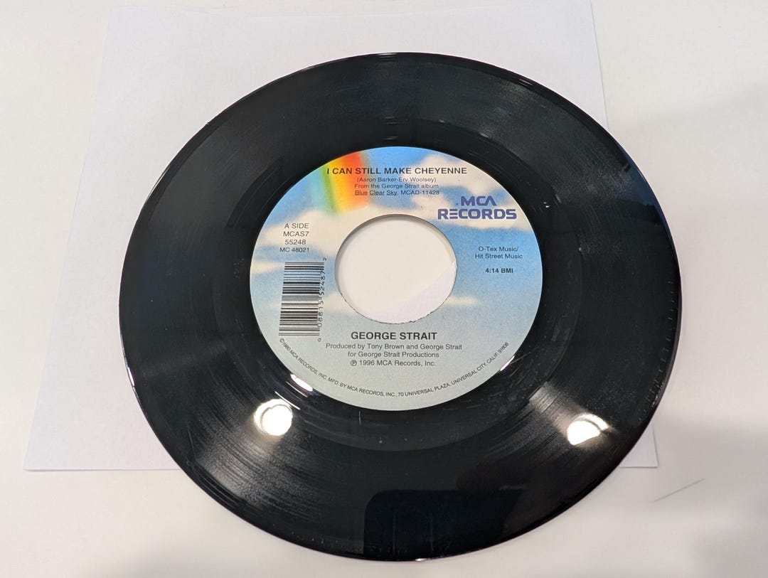 George Strait "i Can Still Make Cheyenne / Need I Say More" Vinyl 7 ...