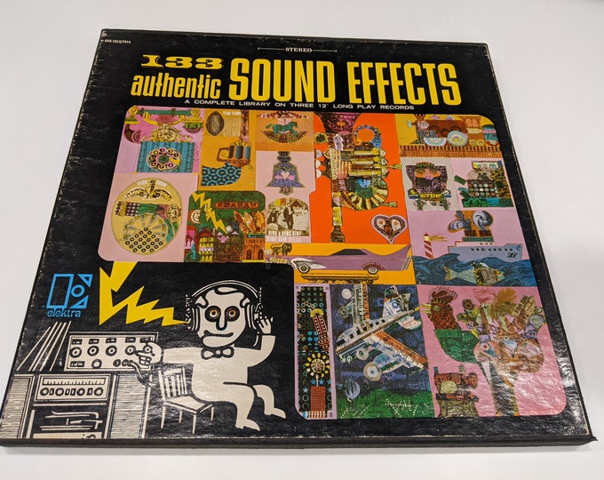 133 Authentic Sound Effects 3 X LP Box Set (1968; VG Box / EX+ or ...