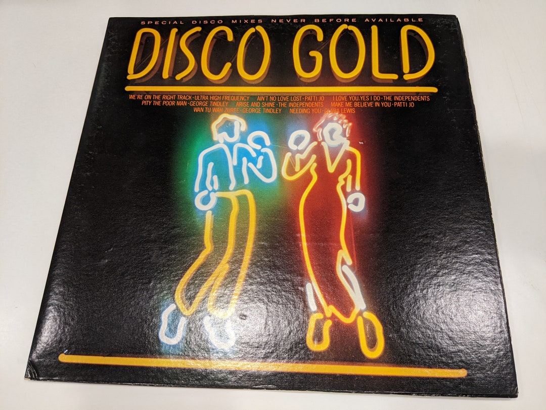 Various Disco Artists disco Gold Vinyl LP compilation EX Gatefold Cover ...