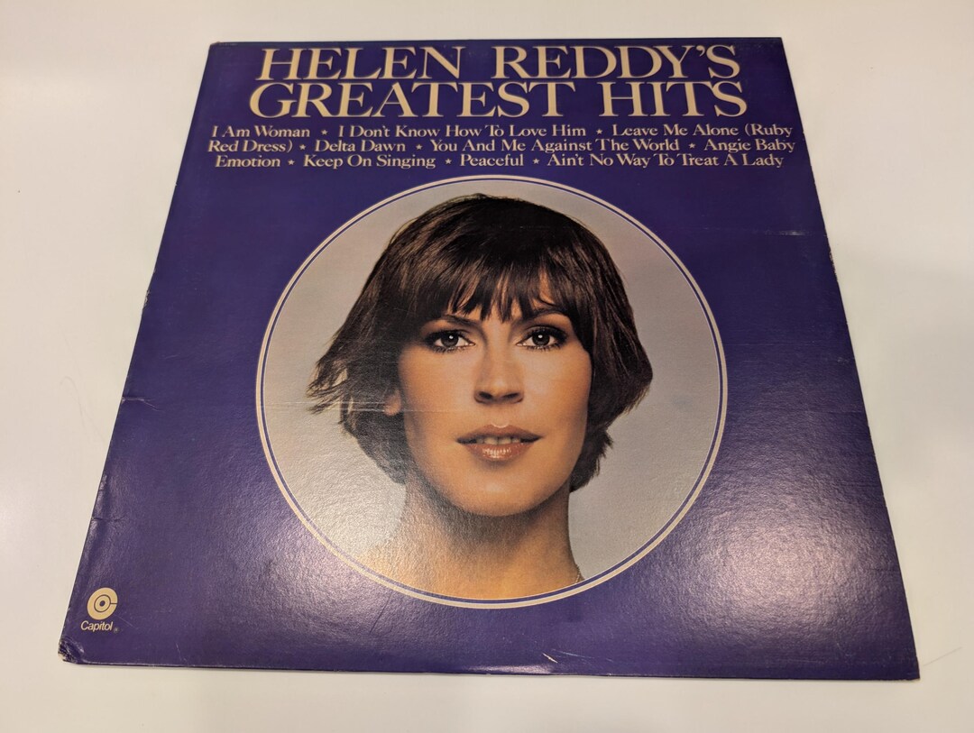 Helen Reddy "greatest Hits" Vinyl LP (strong VG+ Cover With Inner ...