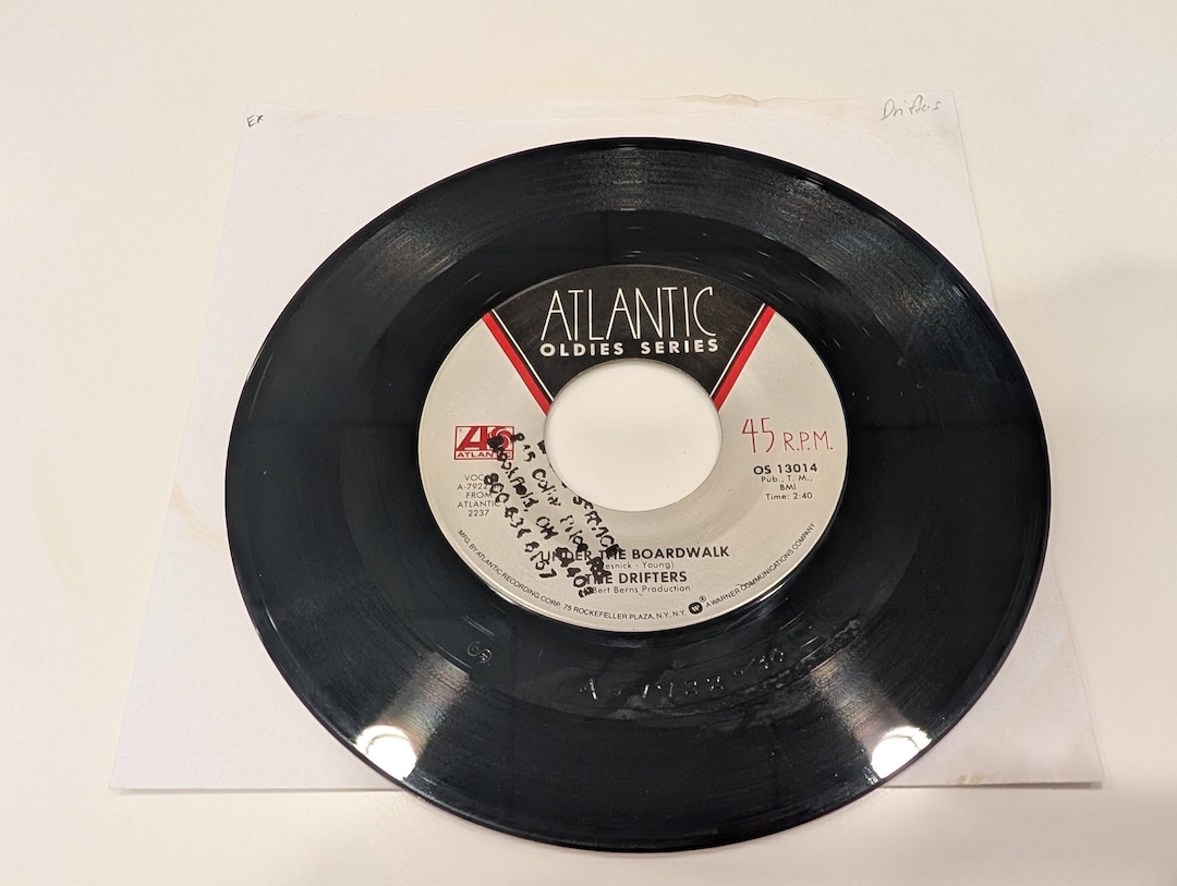 Drifters "under the Boardwalk / Ruby Baby" Vinyl 7" Single (EX Disc ...