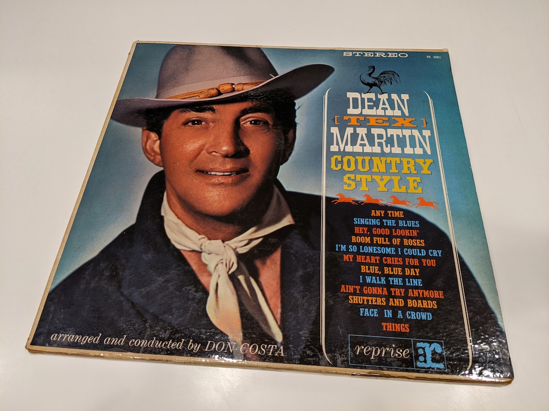 Dean Martin country Style Vinyl LP G Cover Bottom Repaired / VG Disc - Etsy
