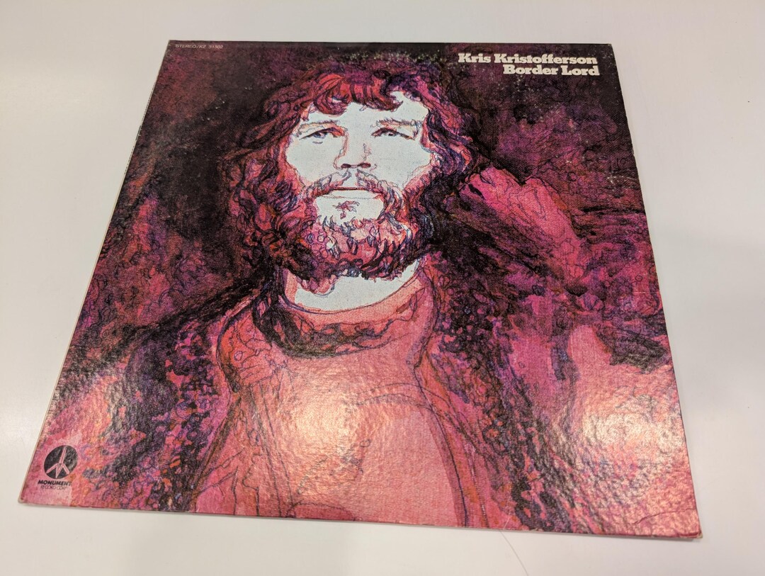 Kris Kristofferson "border Lord" Vinyl LP (strong VG+ Cover With Lyric ...