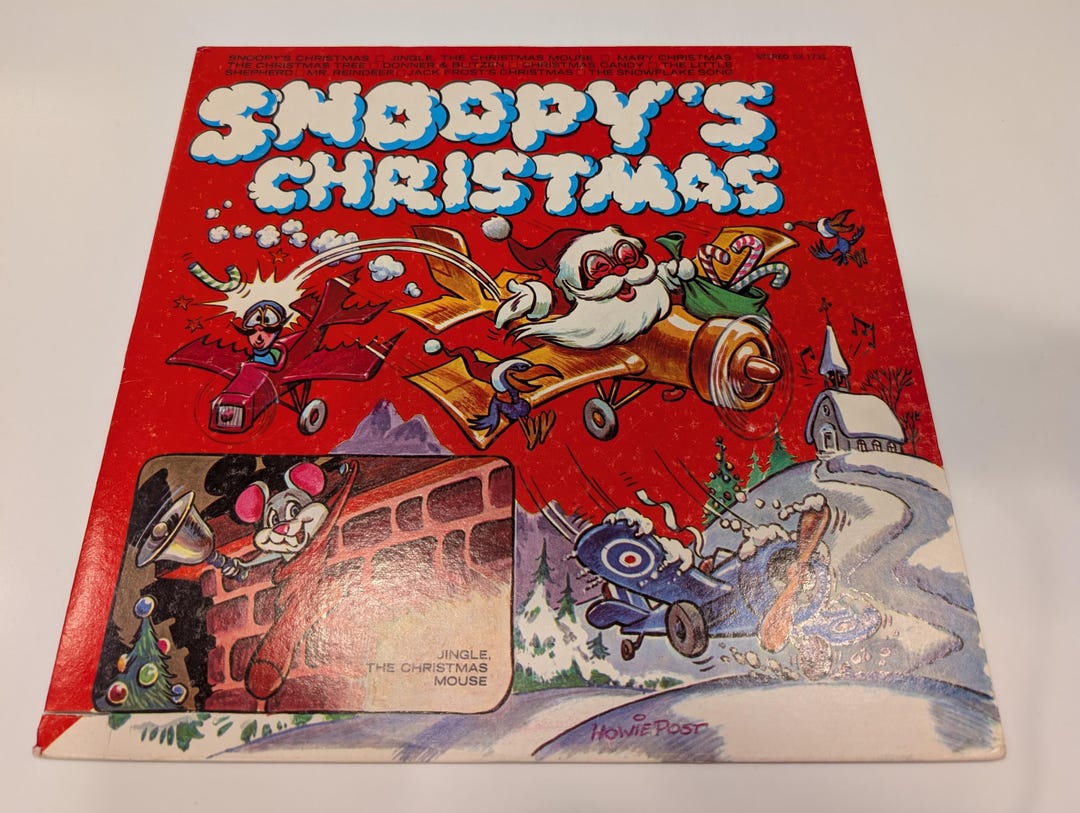 Unknown Artist "snoopy's Christmas" Vinyl LP (tinkerbell Records; EX ...