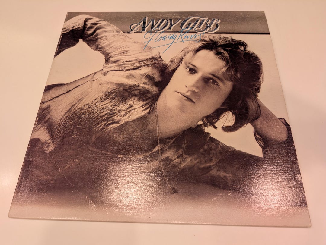 Andy Gibb "flowing Rivers" Vinyl LP (hard to Find Canadian Import ...