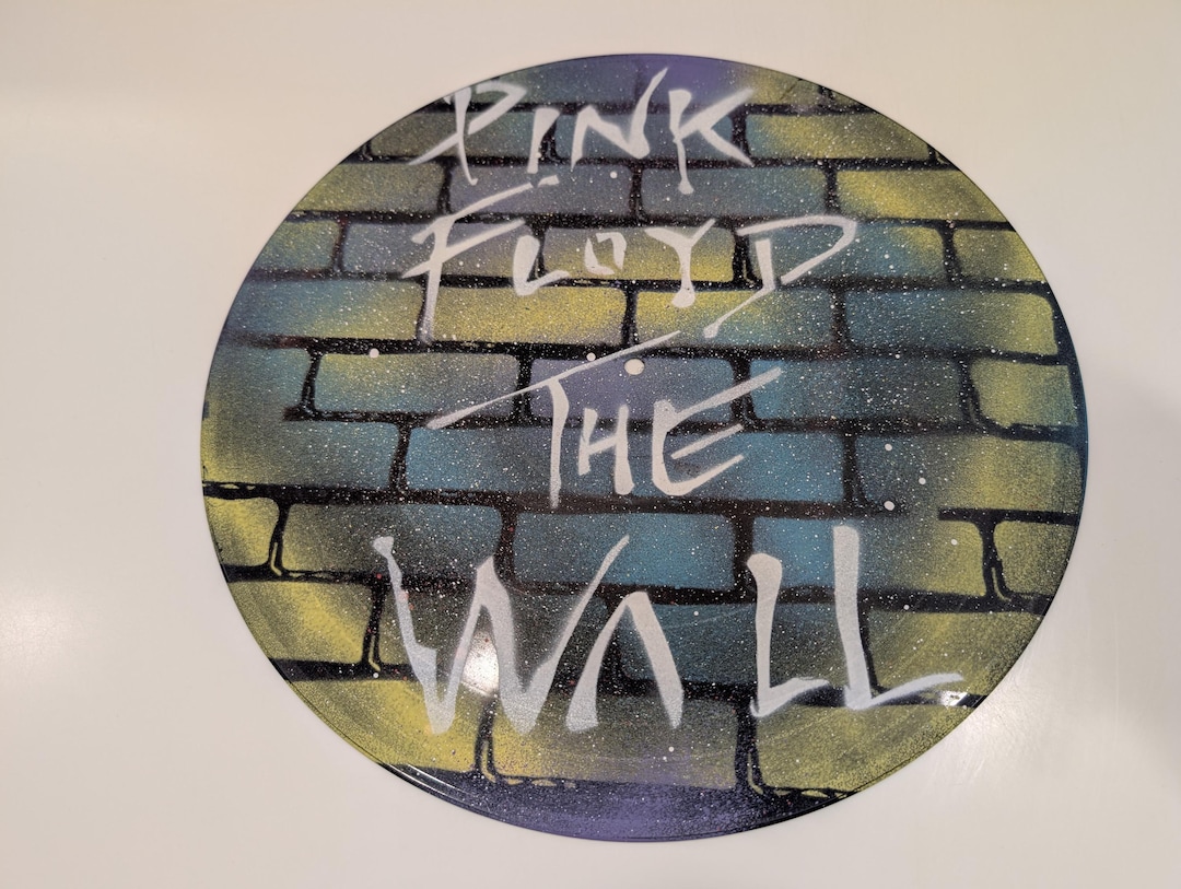 Pink Floyd "the Wall" Vinyl 12" Hand Painted Artwork (created April ...